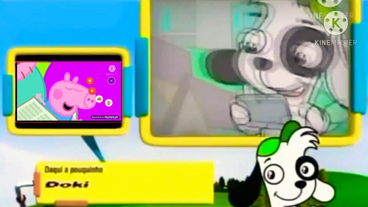 discovery kids créditos peppa + promo Doki daqui a pouqintho Doki ...
