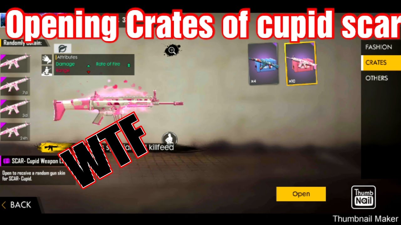 😀 Opening crates of cupid scar # Master gamer - YouTube