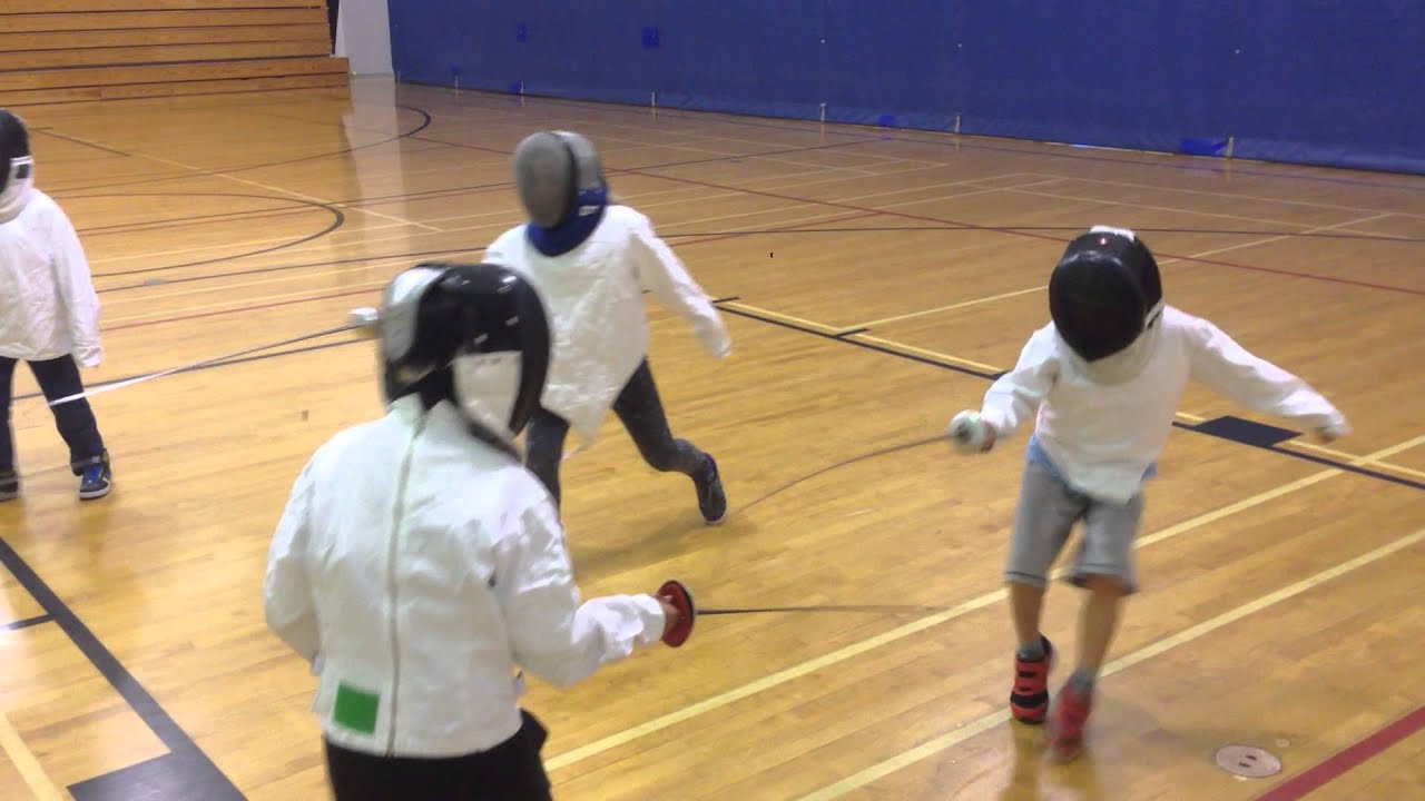 Kids Fencing Fun at Cardel Rec in Calgary | Gladiators Fencing - YouTube