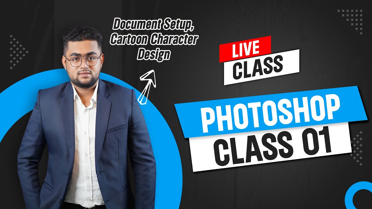 Photoshop Document Setup, 2d Character Design, Laso Tool, Marquee tool ...