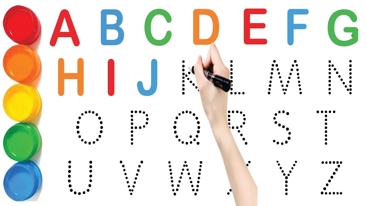 A TO Z, ABCD, ALPHABETS, A FOR APPLE, ABC, PHONICS, DOTTED ABCD, ABCD ...