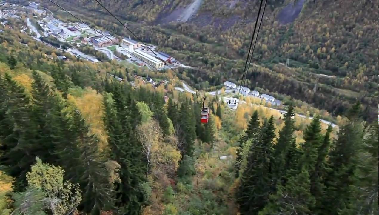 Krossobanen Rjukan / Telemark / Norway (m. "Blåbæret") - YouTube