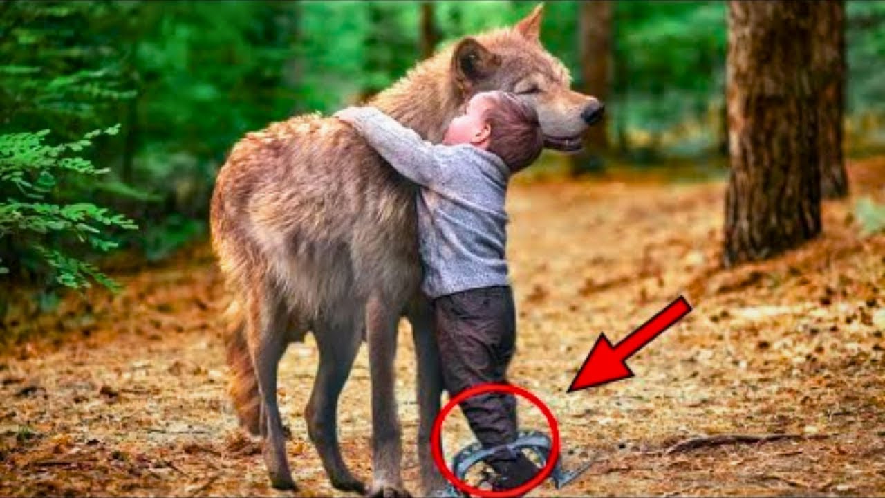 The Wild Wolf's Reaction To The Man Who Rescued Him From A Trap Is ...