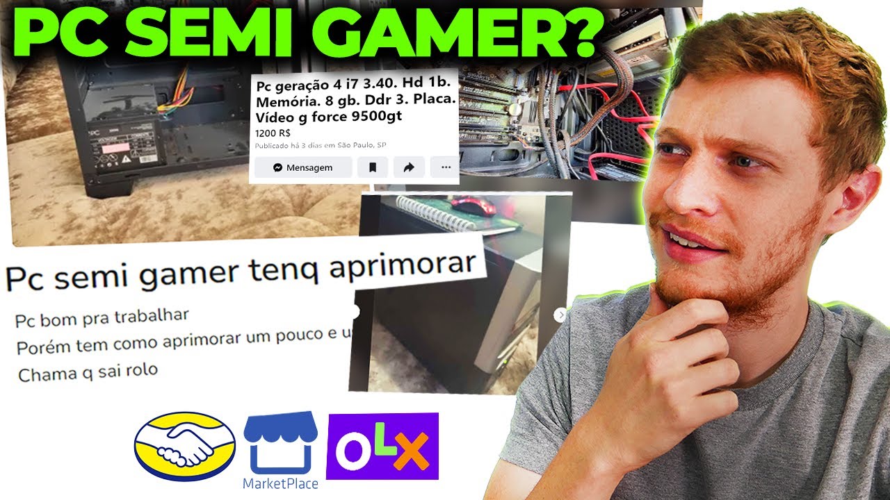 ANALISANDO PCS GAMER NA INTERNET ATÉ R$1200! PC SEMI GAMER EXISTE? #03 ...