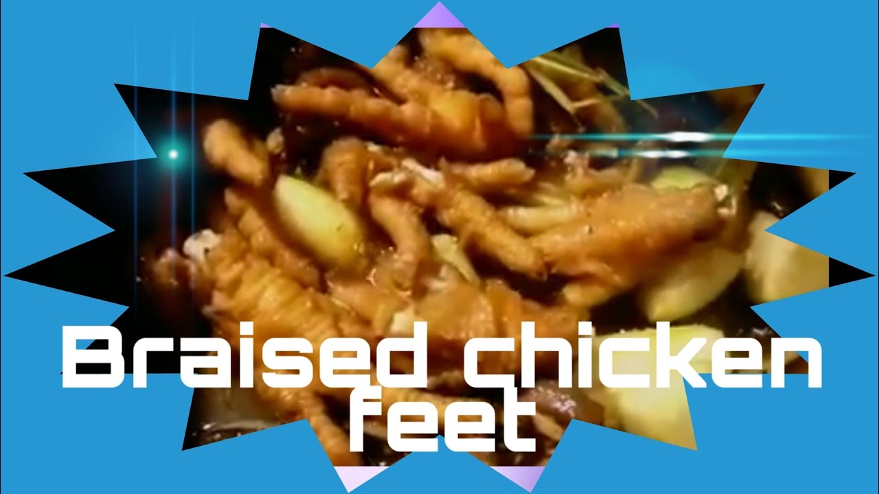 BRAISED CHICKEN FEET WITH MUSHROOMS RECIPE - YouTube