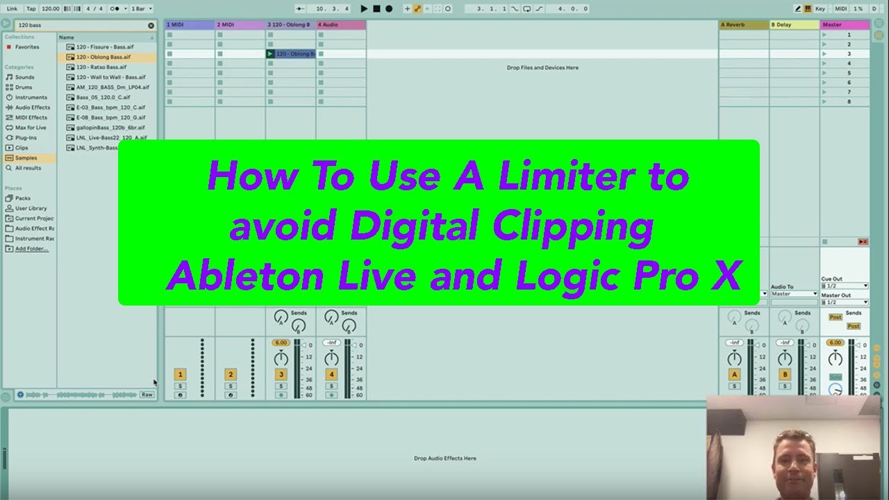 How To Use A Limiter to avoid Digital Clipping - Ableton Live and Logic ...