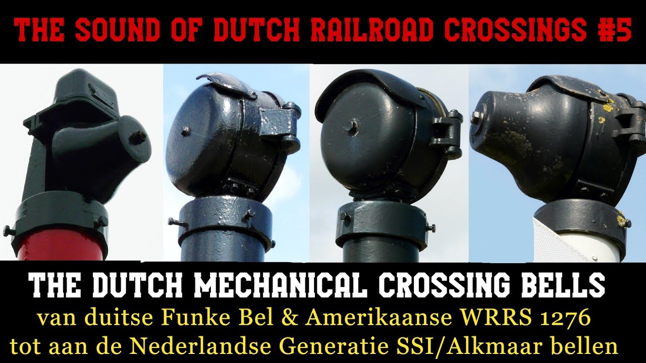 The Sound Of Dutch Railroad Crossings #5 // Mechanical Bell's! (From US ...
