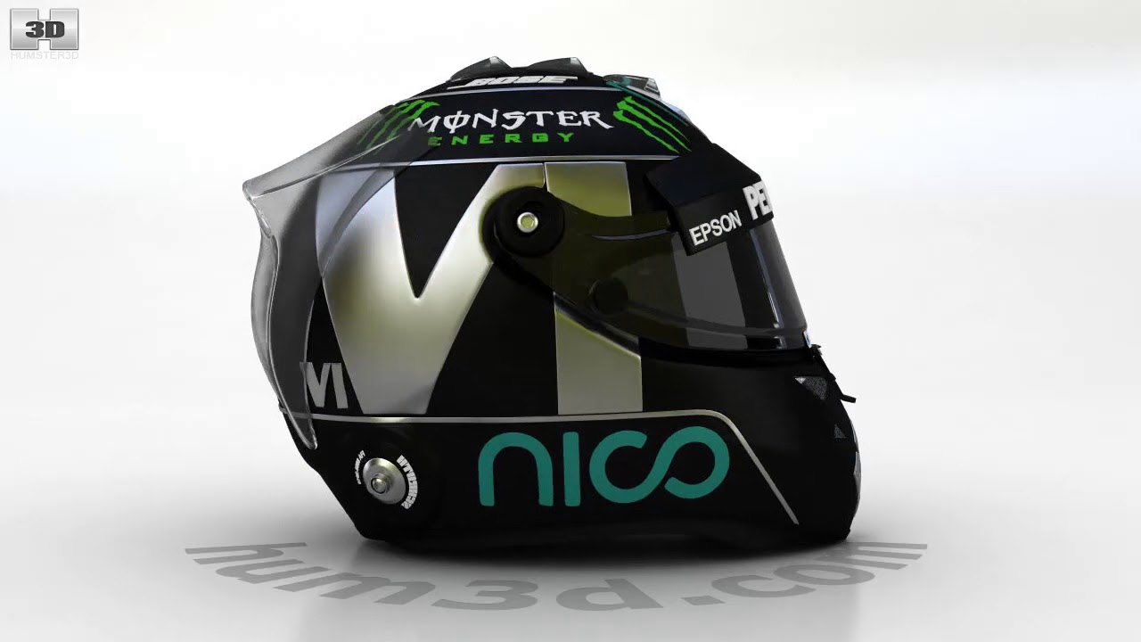 F1 Helmet 3D model by 3DModels.org - YouTube