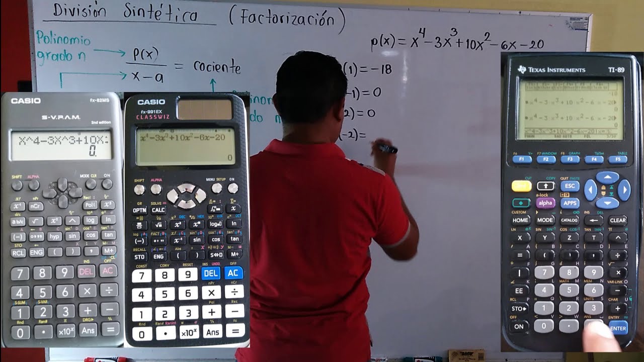 DIVISIÓN SINTÉTICA - Factorización y raíces de polinomios 02 - YouTube