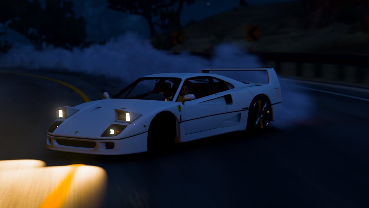 RAW FERRARI F40 DRIFT GAMEPLAY - YouTube