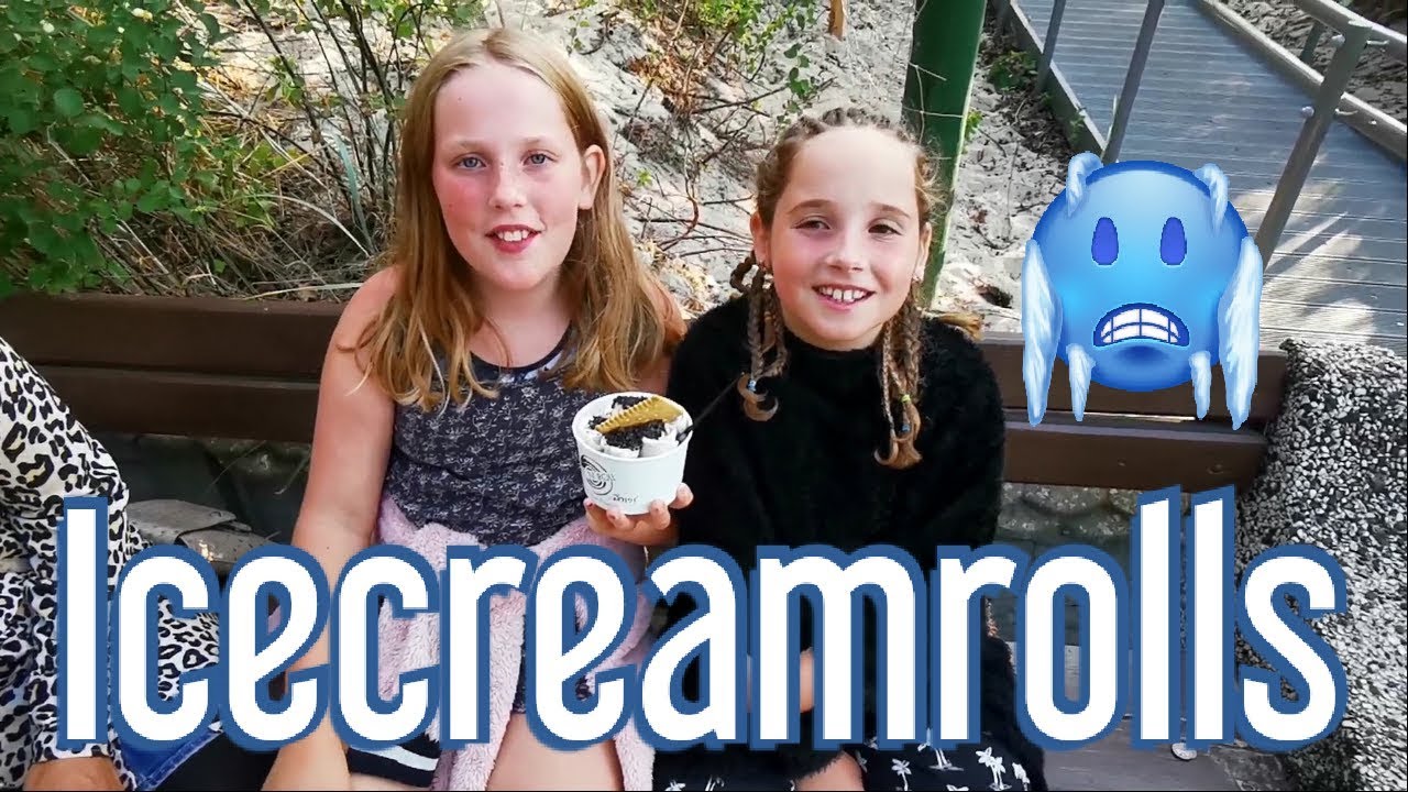 Vi testar Icecream rolls i Polen! - YouTube