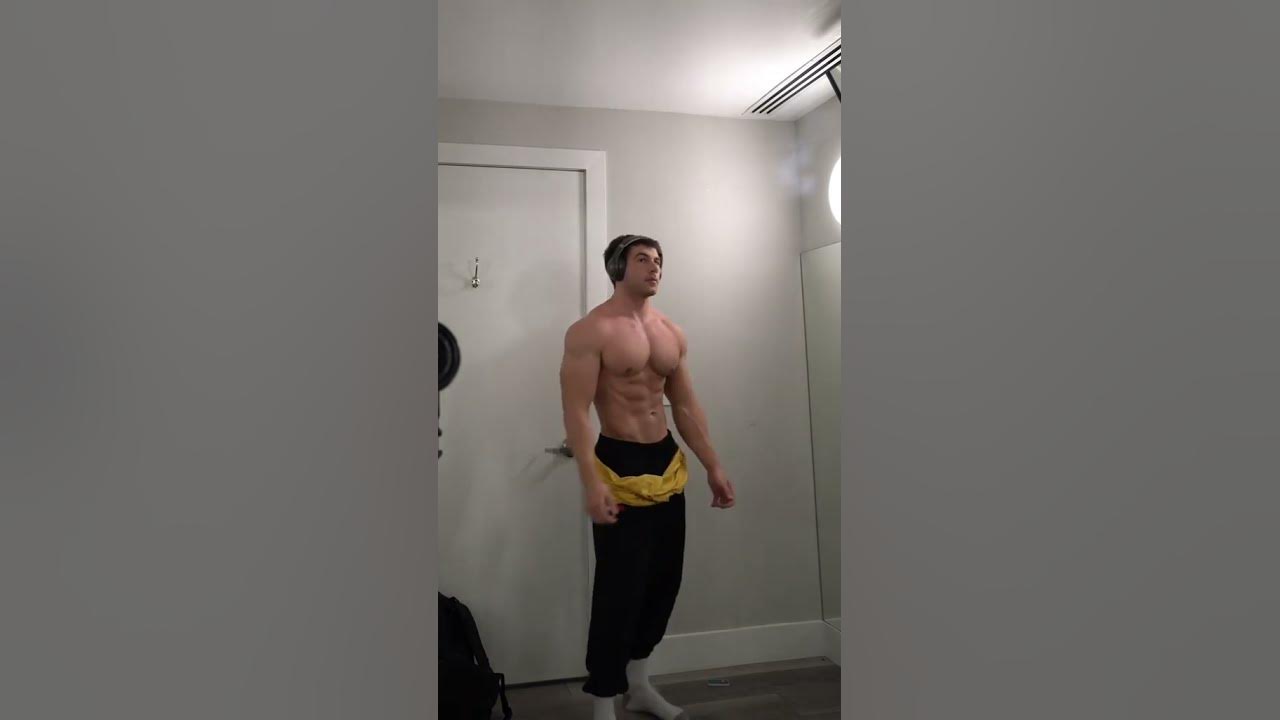 Young Fit Guy Flexing His Muscle Body Youtube