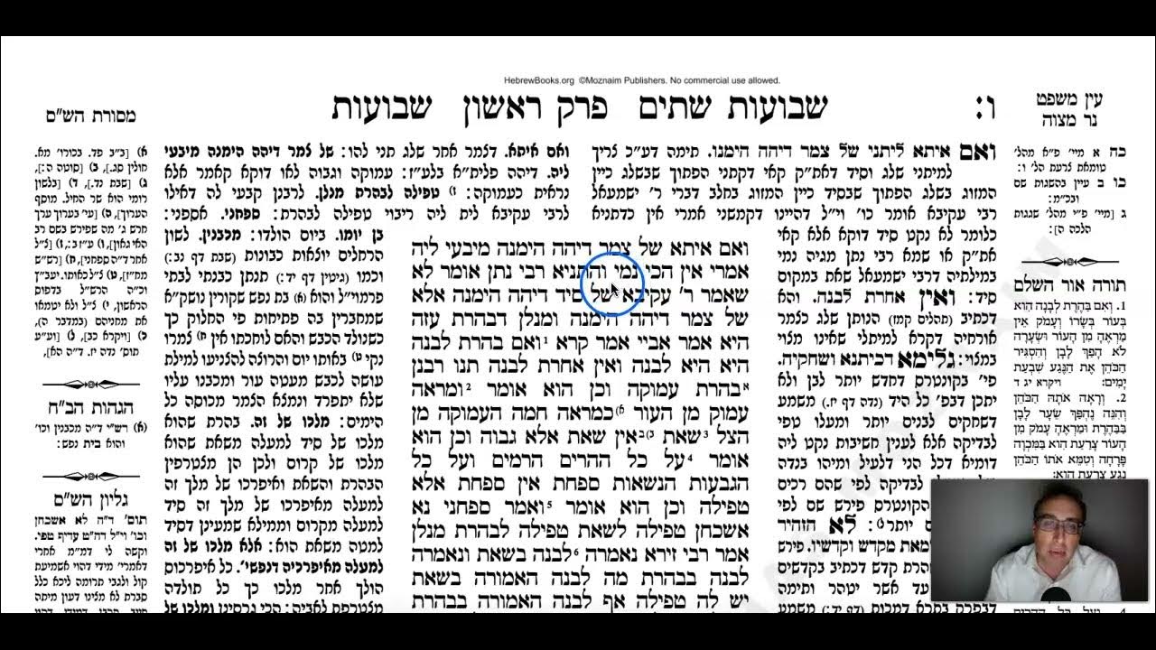 Shavuos Daf 6b Daf Yomi Gemara (Talmud) Meseches Shevuos Mesechet Shevuot Masechet Shavuot - YouTube