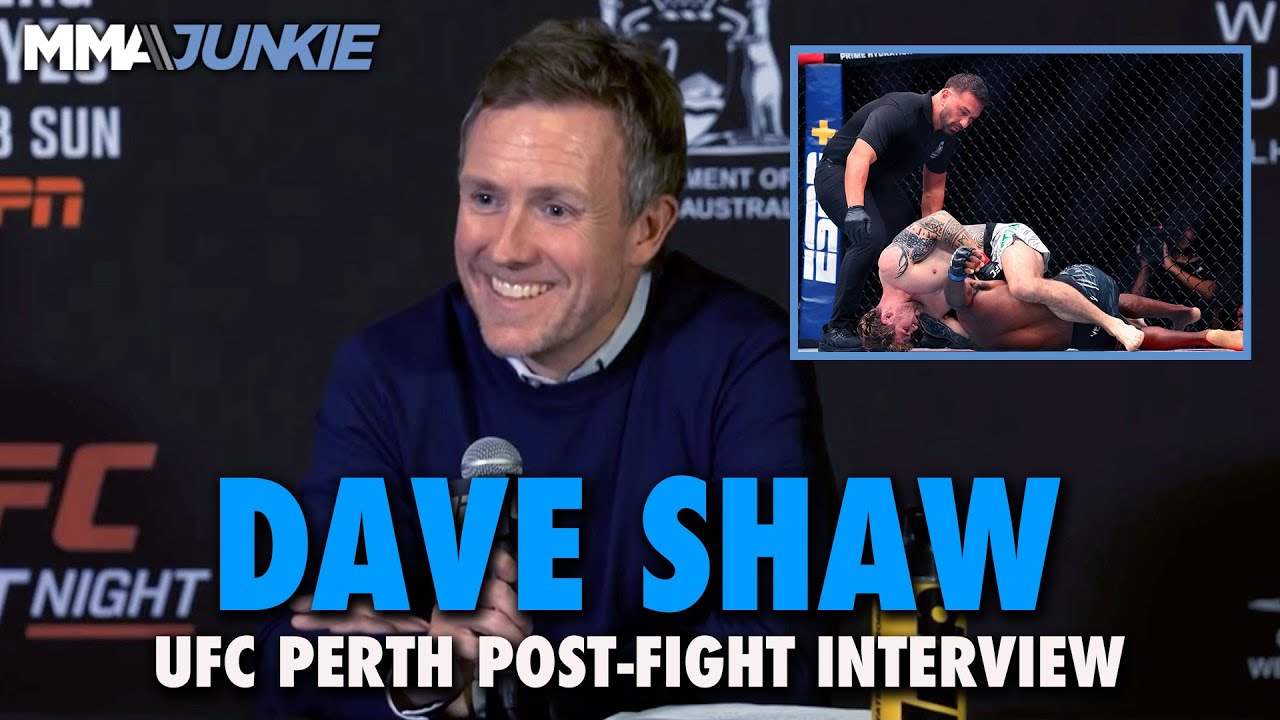 UFC Exec Dave Shaw reacts to 'strange' referee mistake in Neil Magny ...