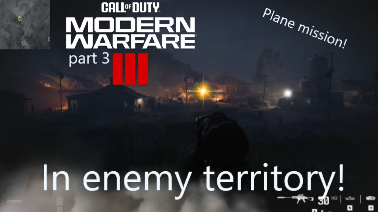 No russian 2023 editon!/ Plane mission/ CoD MW3 part 3 - YouTube