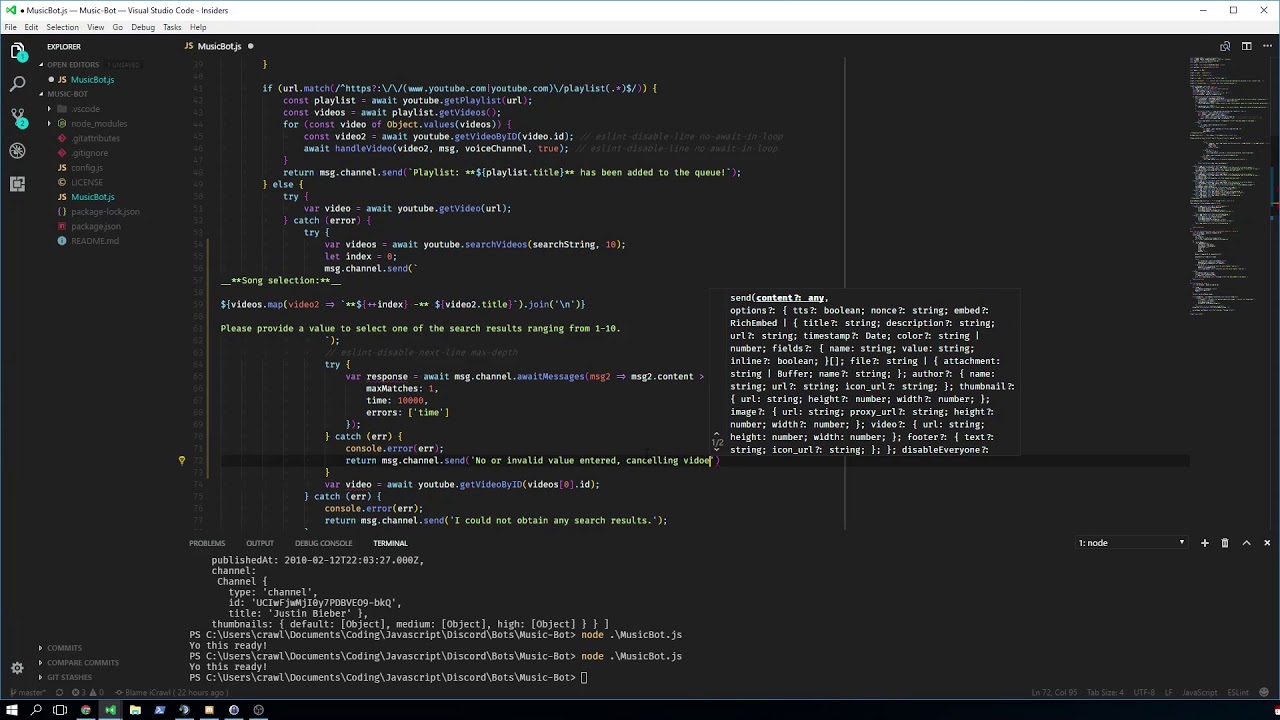 MUSIC BOT EPISODE 6: SONG SELECTION - YouTube