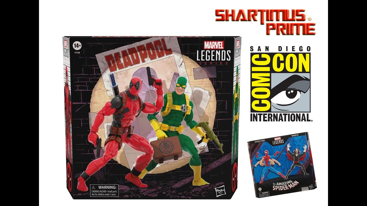 Marvel Legends Deadpool & Hydra Bob SDCC 2023 Exclusive 2 Pack Revealed ...