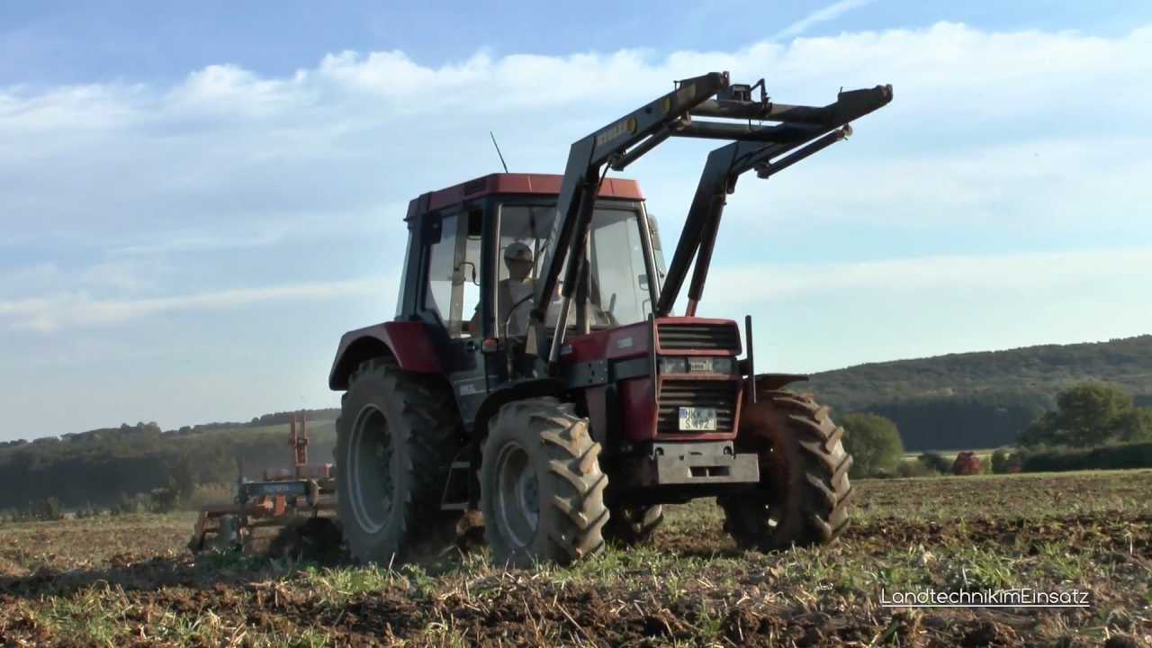 CASE 856 XL beim grubbern by LandtechnikimEinsatz - YouTube