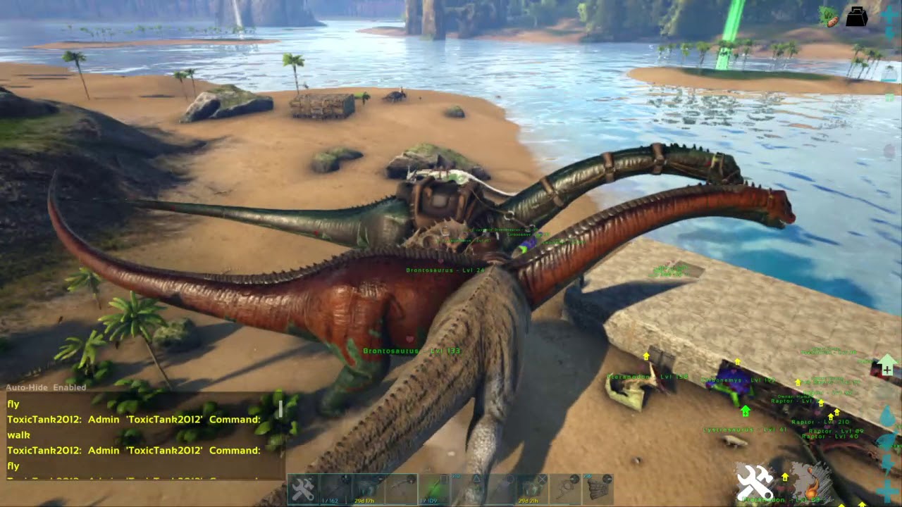 ARK: Survival Evolved alpha rex vs giga vs mag - YouTube