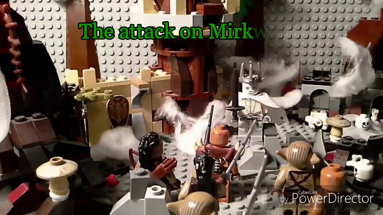 Lego The Hobbit stop motion - The attack on Mirkwood (part 1) - YouTube