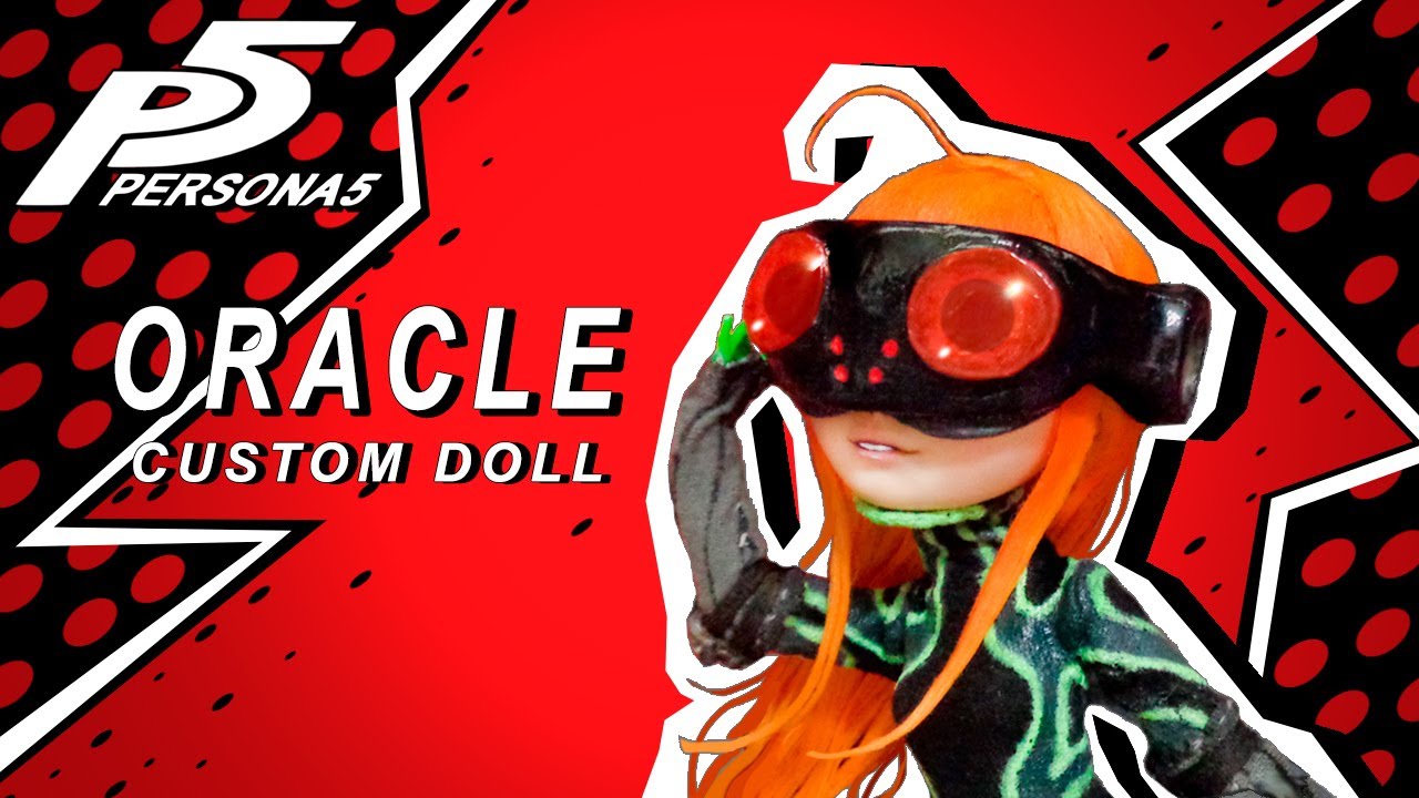 Custom Oracle/Futaba Sakura Doll Repaint 🛸 [Persona 5 OOAK] Doll Collab ...