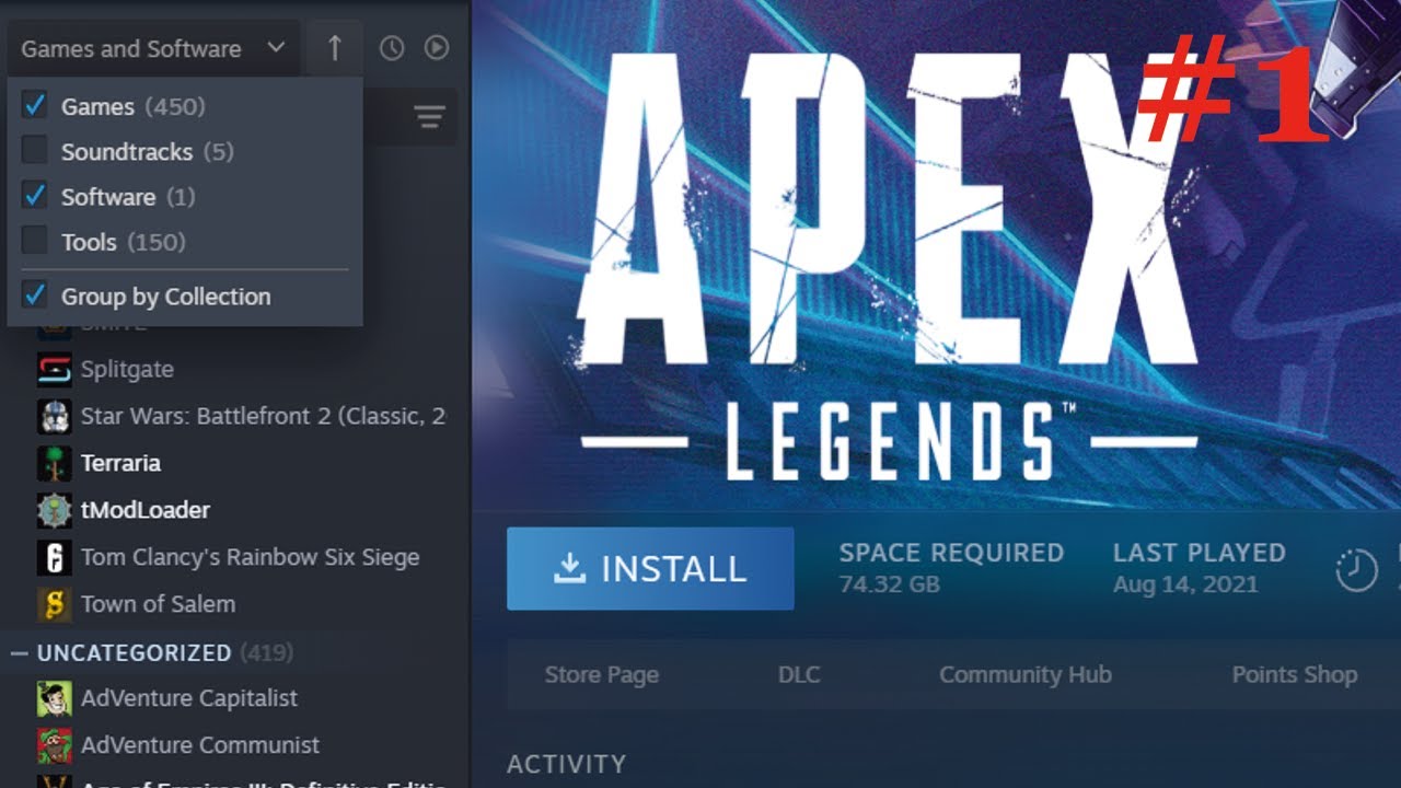 Playing every game I have on steam... - YouTube