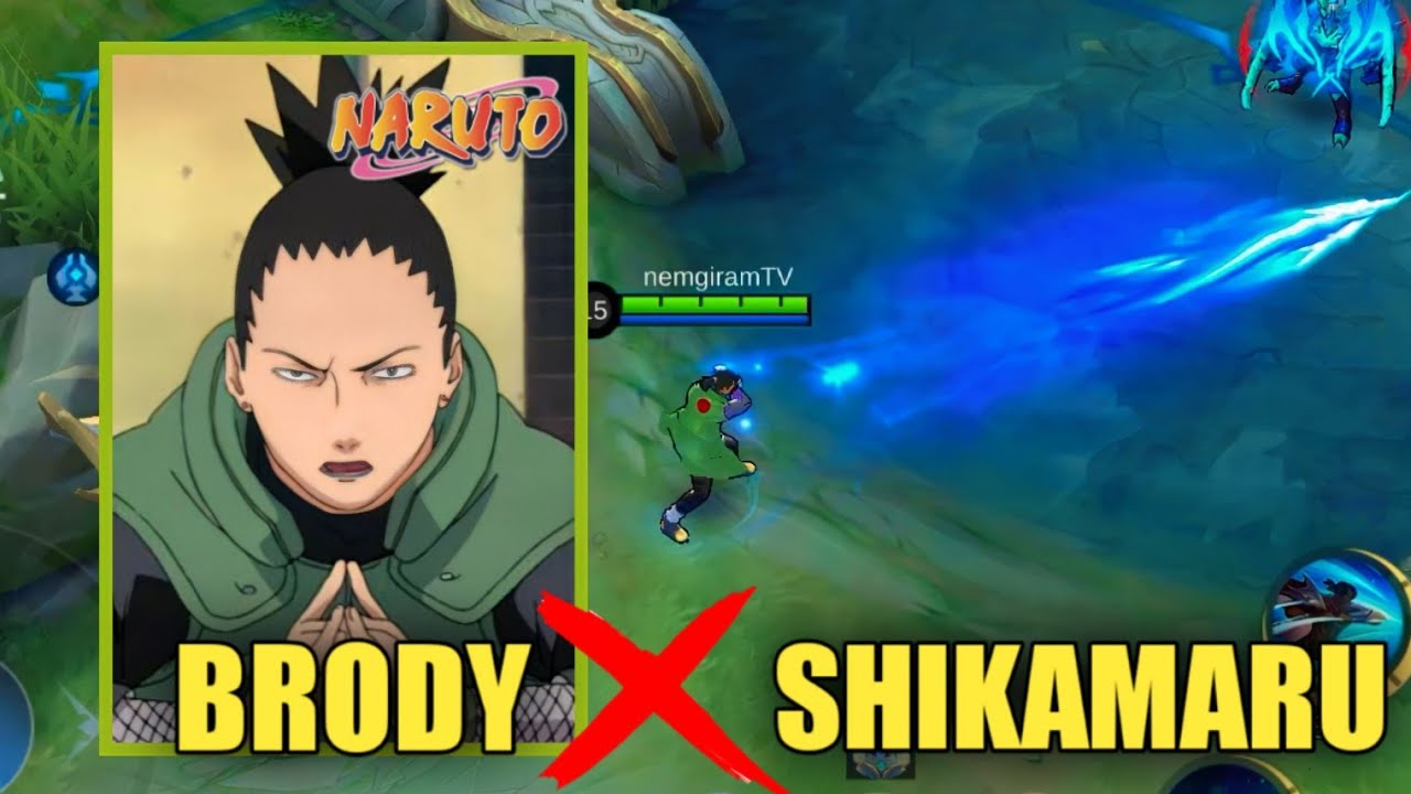 BRODY x SHIKAMARU (NARUTO CHARACTER) ANIME SKIN | Mobile Legends - YouTube