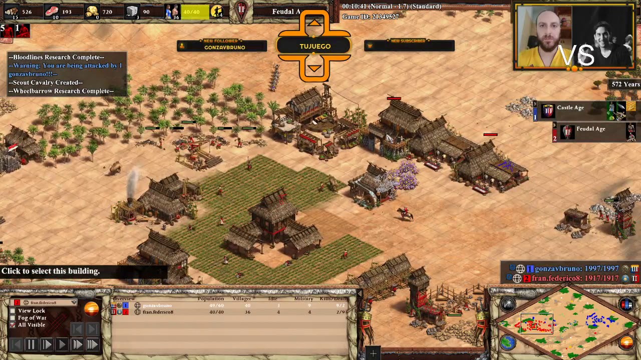 Francis VS Gonza - La Copa de Leche (Empire Wars) - #TuJuego - - YouTube