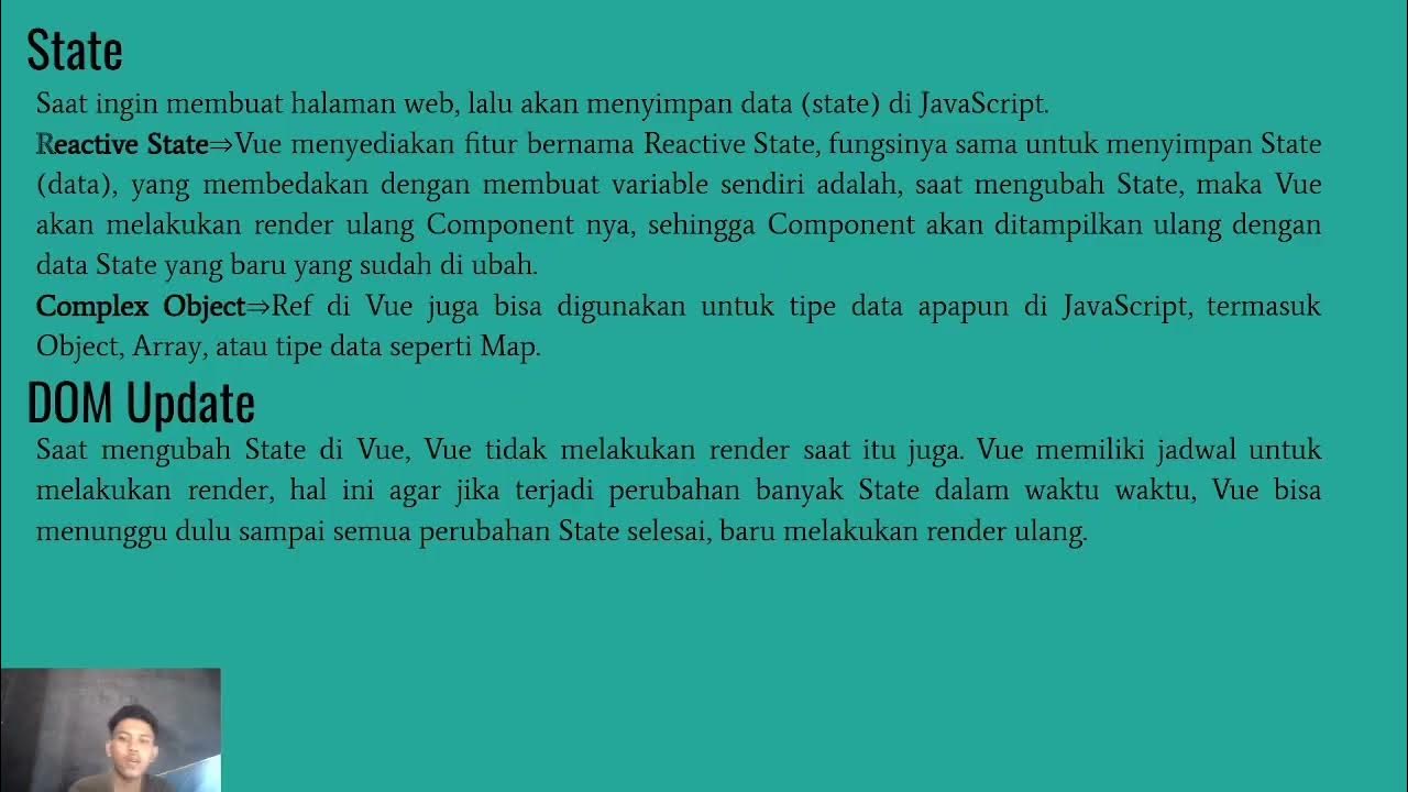 menjelaskan dan membuat tutorial tentang vue js - YouTube