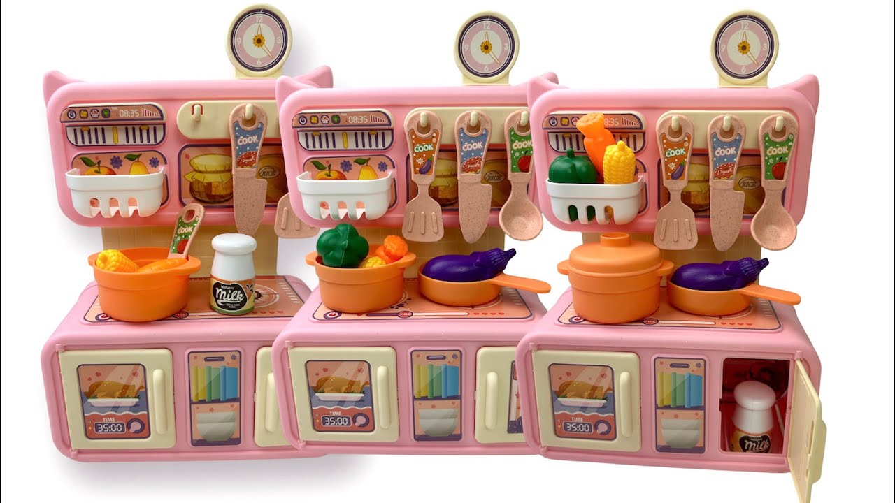 10 Minutes Satisfying with Unboxing Cute Mini Cooking Stove Playset ...