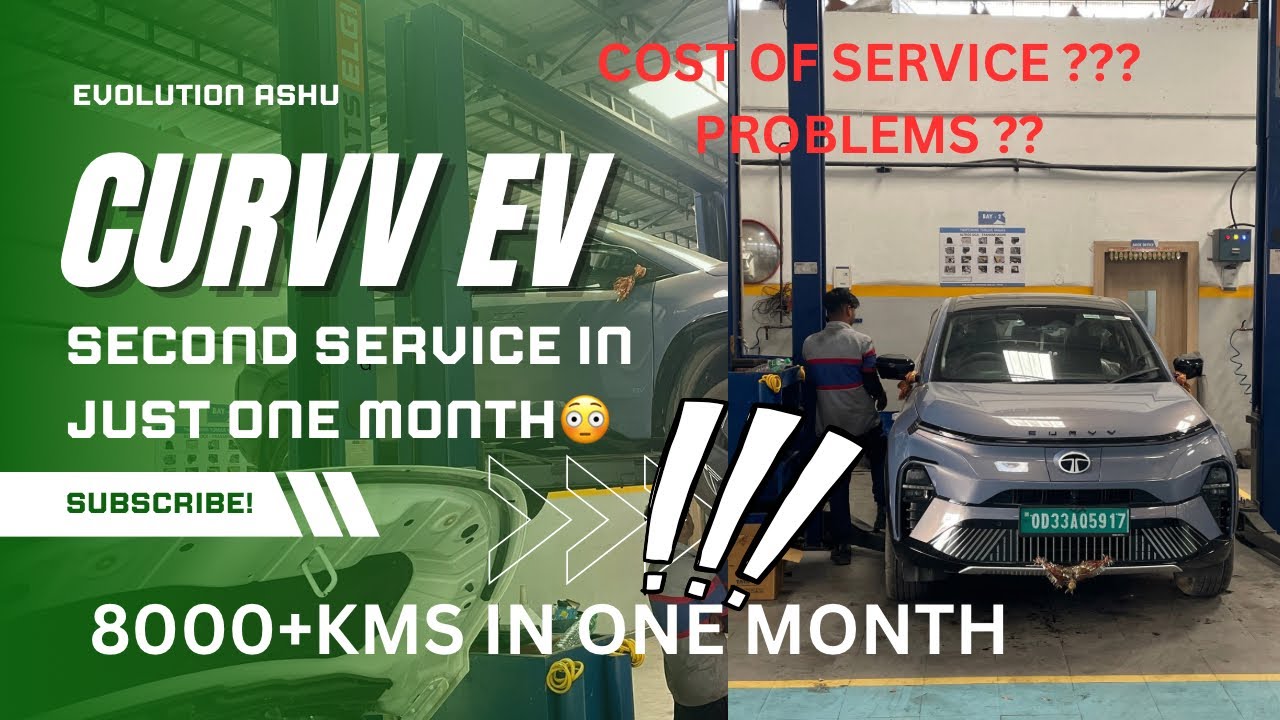 Curvv Ev Second Service 8000 Kms+ In One Month | Service | Problems ...