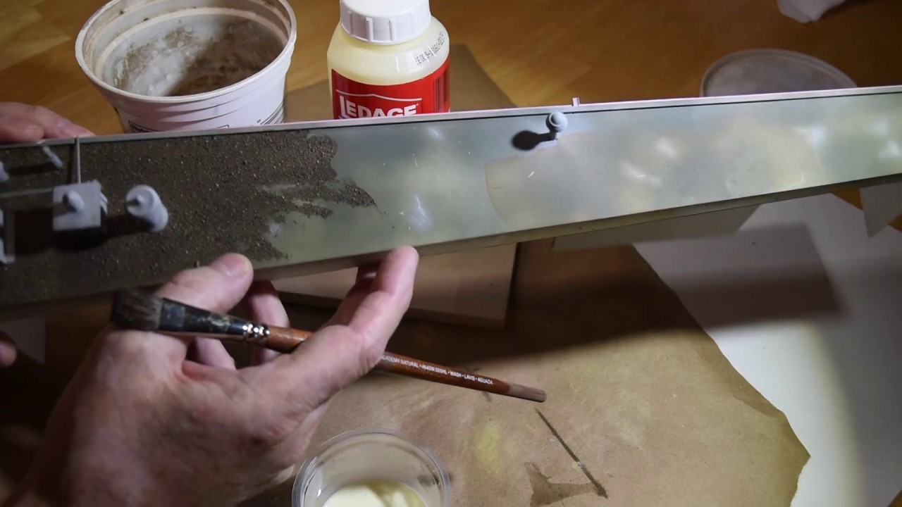 The Model Railroad: Roofing The Cold Storage - YouTube