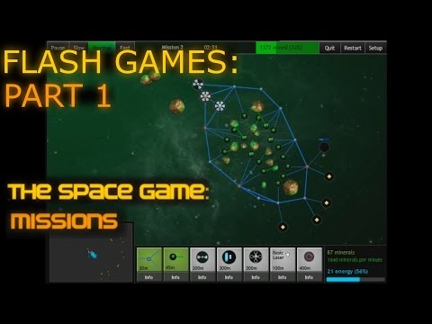 Space Game - Flash Games Pt1 - YouTube