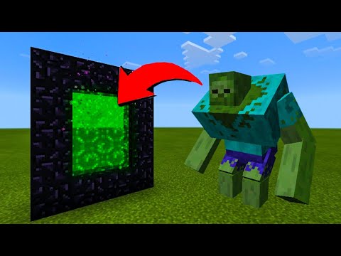 How to Make a PORTAL to MUTANT ZOMBIE in Minecraft - YouTube