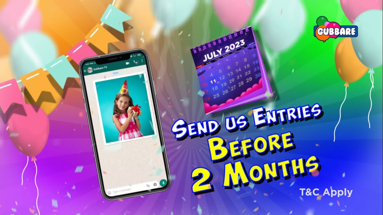 Share Your Kid's Birthday Fotoz with Gubbare TV - YouTube