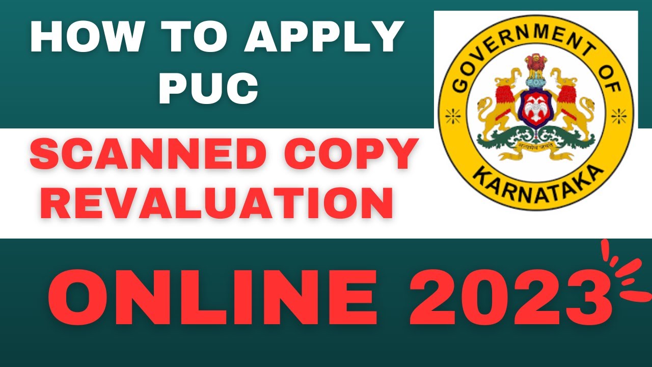 How to Apply PUC Scanned Copy & Revaluation Application Online 2023 ...