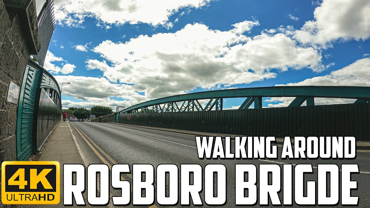 4k video, Walking around until the Rosboro Bridge in Roxboro Road ...