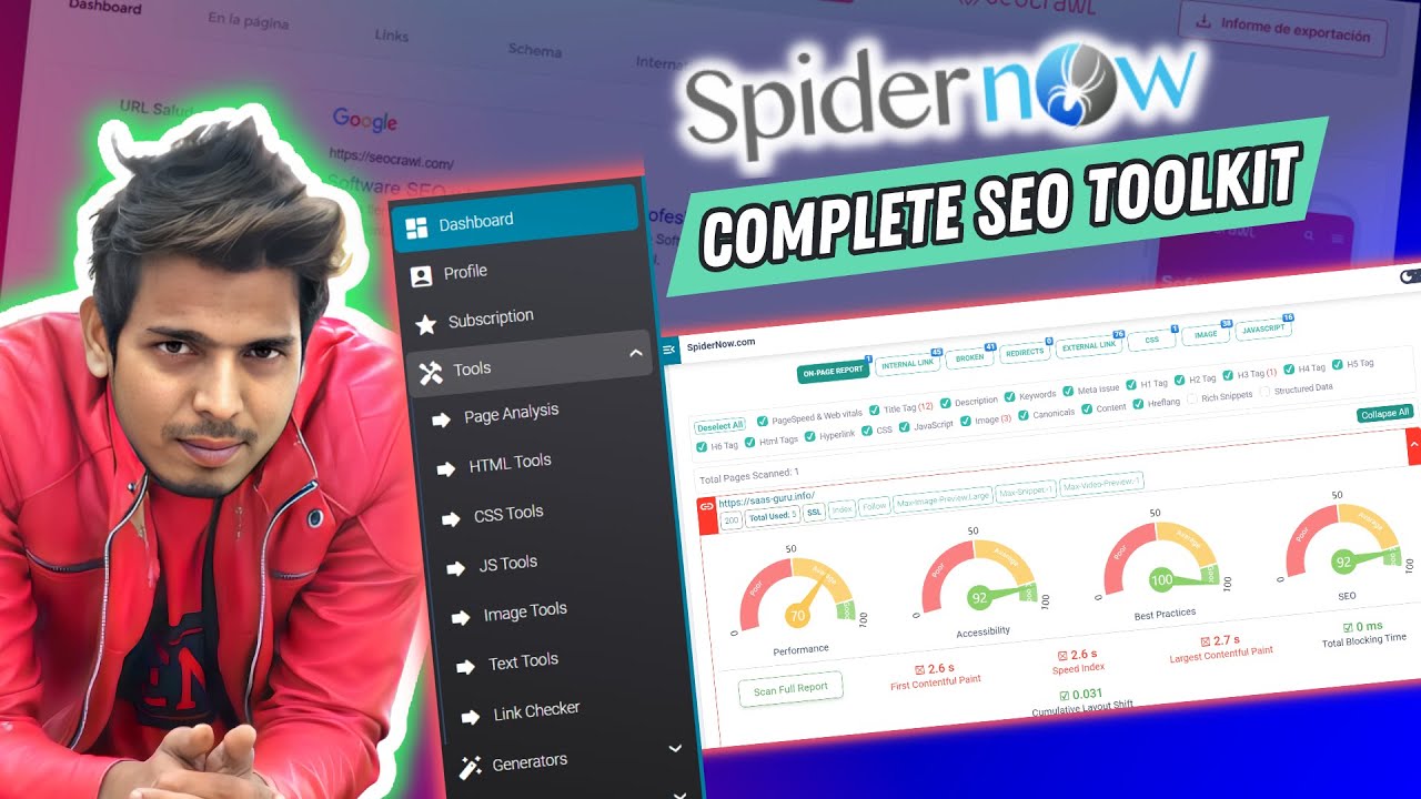 Maximize Website SEO & Performance: SpiderNow AI Tool Review - YouTube