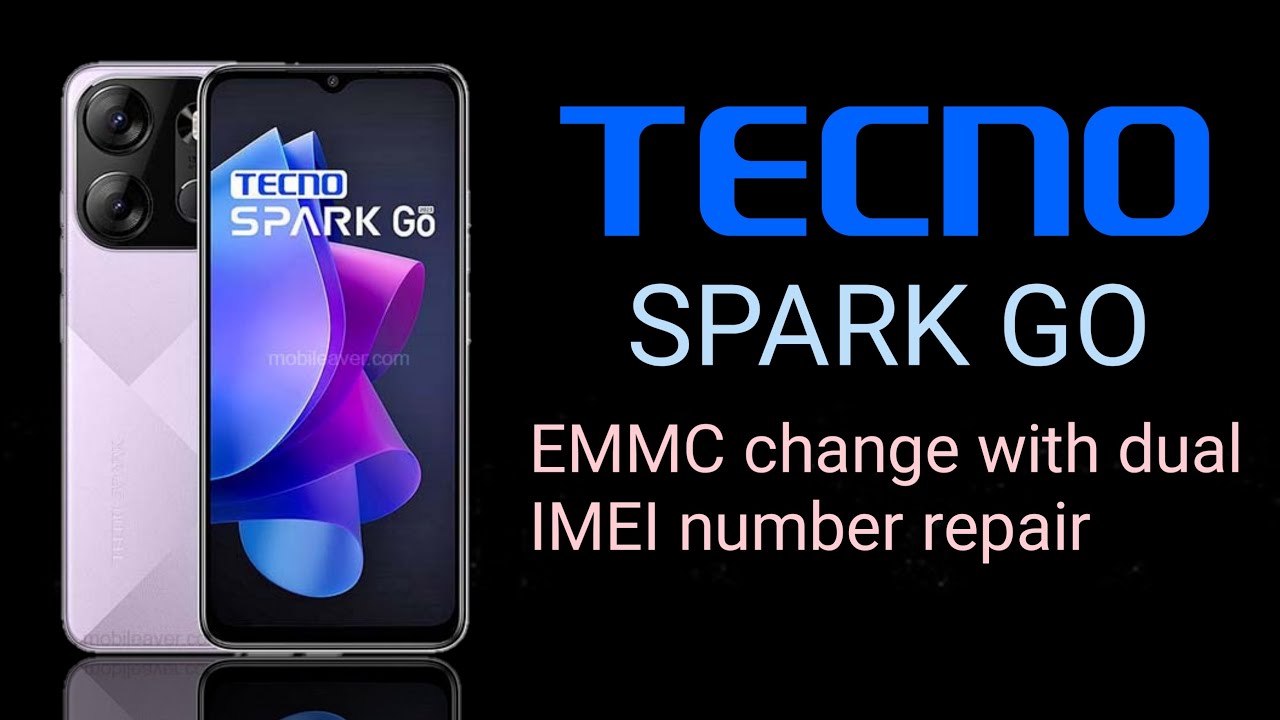 Tecno Spark go EMMC change with dual IMEI number repair 100% - YouTube
