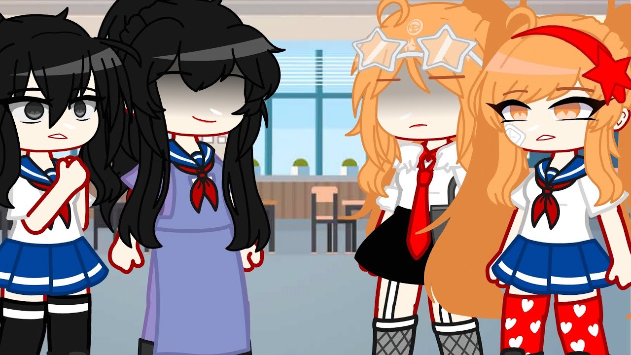 Ayano And Osana Quarrel Yansim Gachagachaclub Yansimgacha Yanderesimulator Youtube