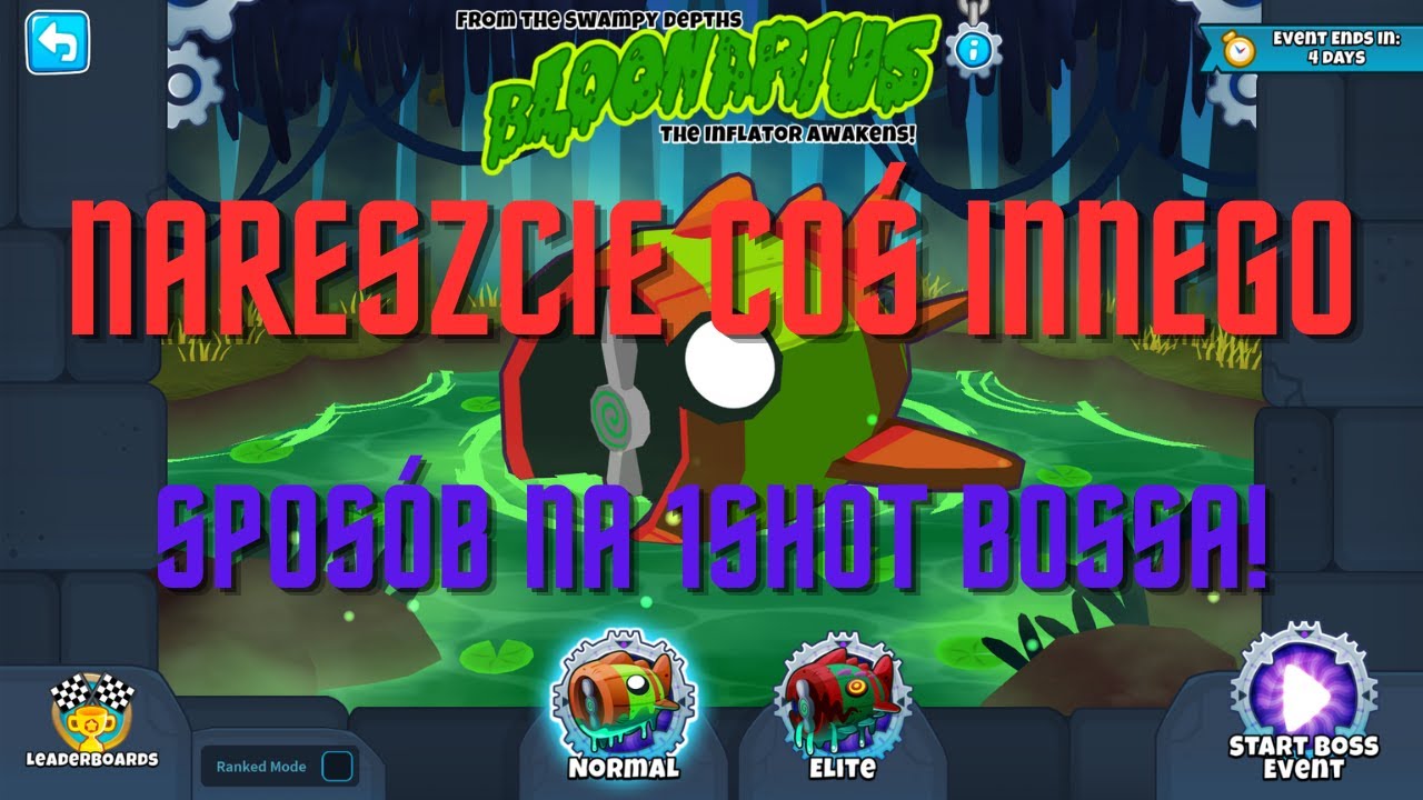 1SHOT BOSSA! NARESZCIE INNY BOSS! | BTD 6 | NORMAL BOSS | - YouTube