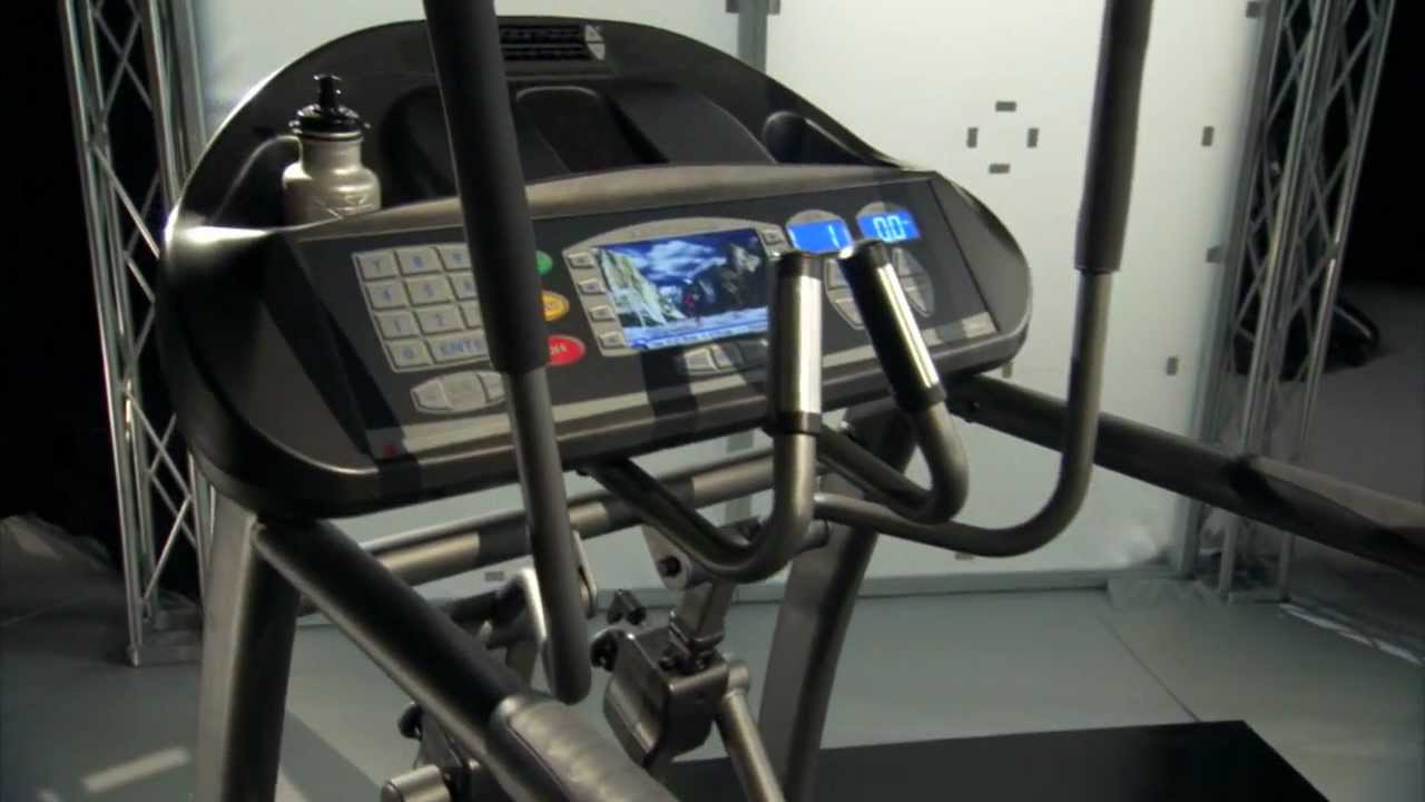 Landice ElliptiMill - High Tech Entertainment Console - YouTube