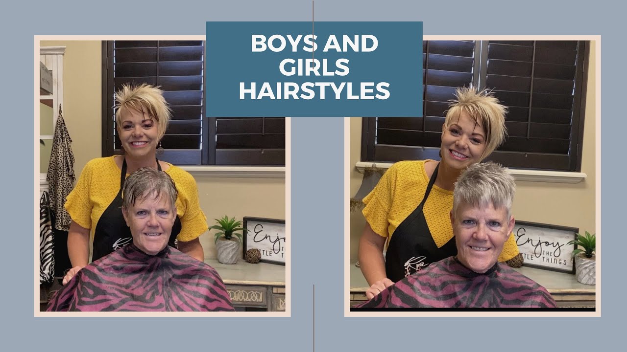 Darling Pixie Hairstyle with Clipper Short Sides By Radona - YouTube