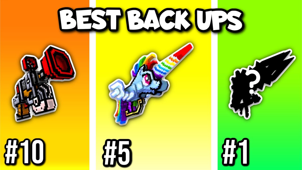 Top 20 Best BACK UP Weapons in Pixel Gun 3D [January 2024] - YouTube
