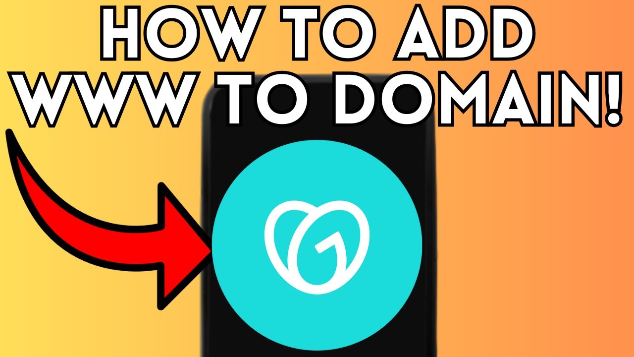 NEW! HOW TO ADD WWW TO YOUR DOMAIN GODADDY (FULL GUIDE) 2025 - YouTube