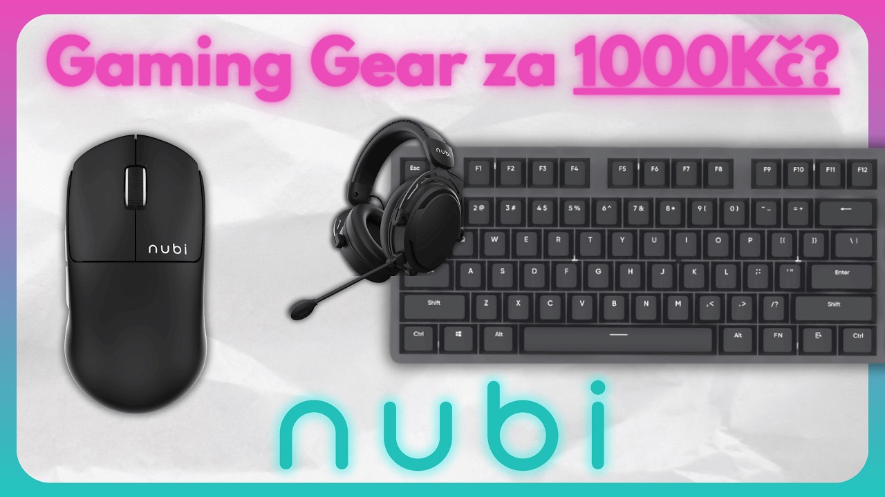 TOHLE JE NEJLEPŠÍ BUDGET GEAR PRO HRÁČE! | Upřímná Recenze NUBI NK87 ...