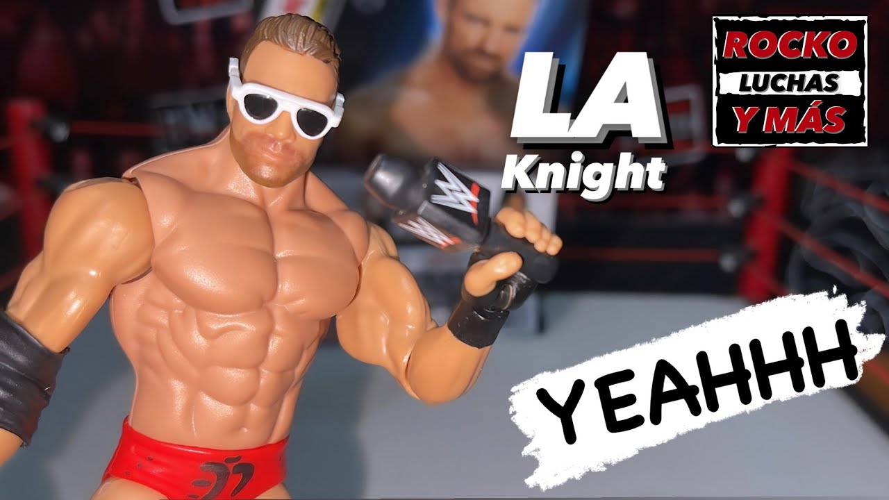 PRIMER FIGURA DE LA KNIGHT ACTION FIGURE REVIEW!!!!!! WWE Basic Series ...