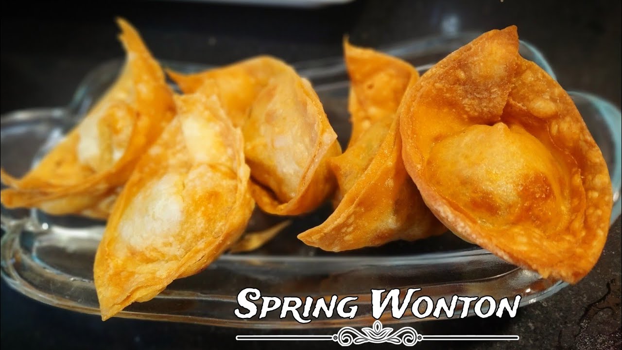 Spring Wonton ️||Make and Freeze Wonton ||How to Make Chinese Vegetable ...