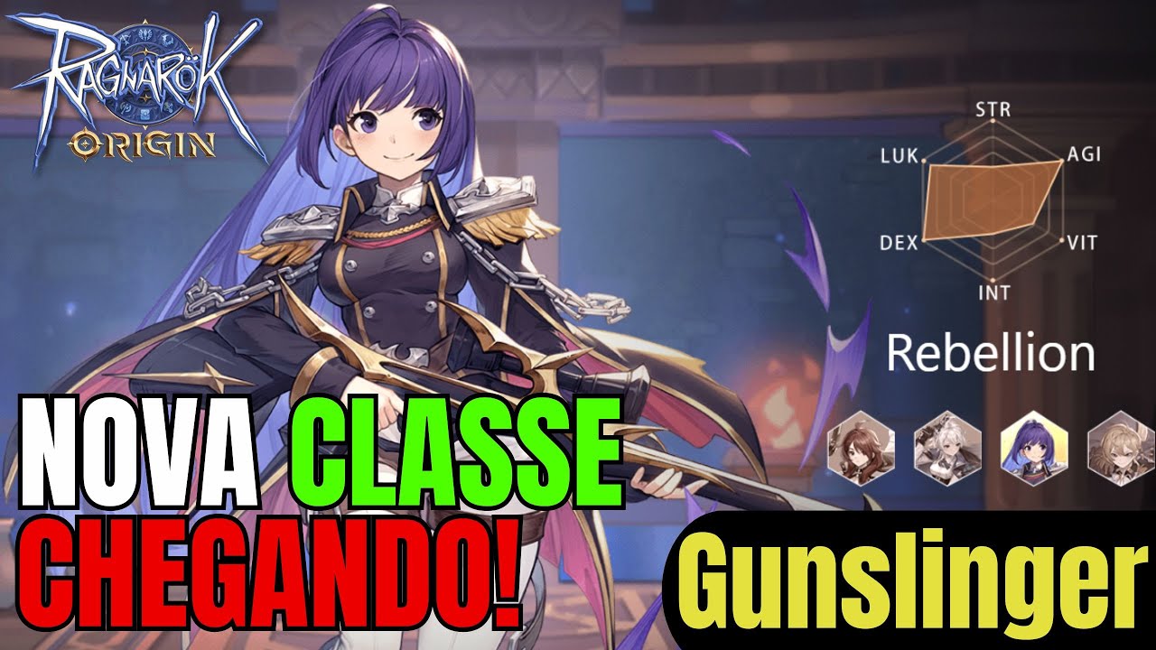 Gunslinger CHEGANDO no Ragnarok Origin LNA! Veja Habilidades e Gameplay ...