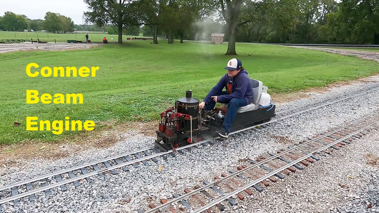Conner Beam Engine Running at Mid-South Live Steamers - YouTube